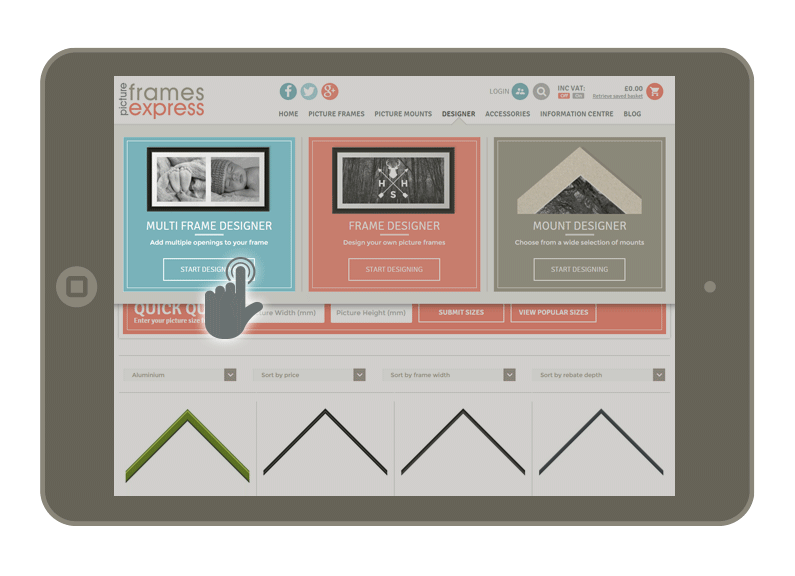 How to Order a Multiframe | Frames Express