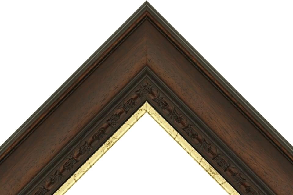 Bespoke Dark Rounded & Flat Grain Frames | Frames Express