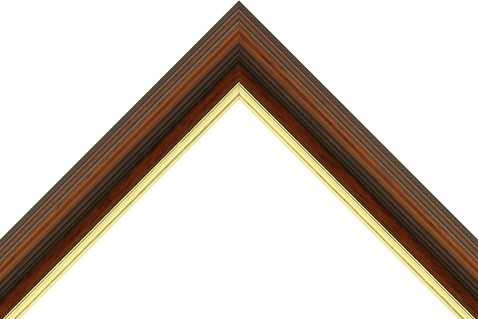 Bespoke Dark Rounded & Flat Grain Frames | Frames Express